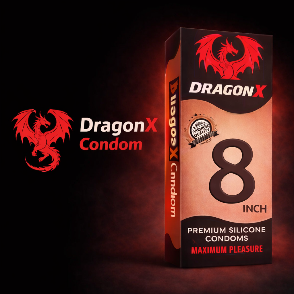 Big Extra Size Dragon 8 inch imported Condom for Man | Extra Time| lon ...